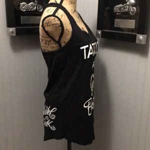 Cartel Ink | Tops | Cartel Ink Tattoos Are A Girls Best Friend Tank ...